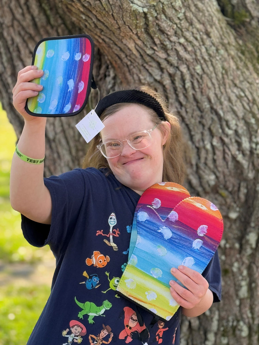 All the Dots | Caroline Stone | Neoprene Hot Pad – The Mustard Seed